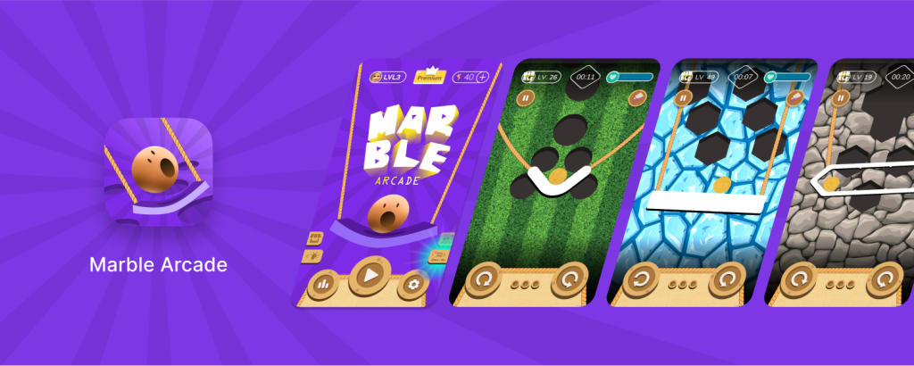 Marble Arcade Game - Mandala Tech